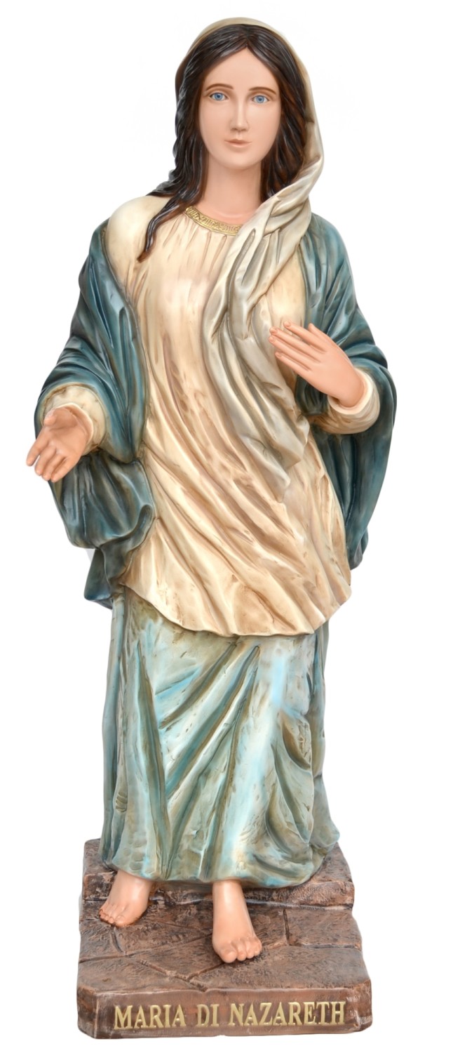 Maria di Nazareth cm 120 - Maria di Nazareth e Laboratorio Gruppo Liturgico