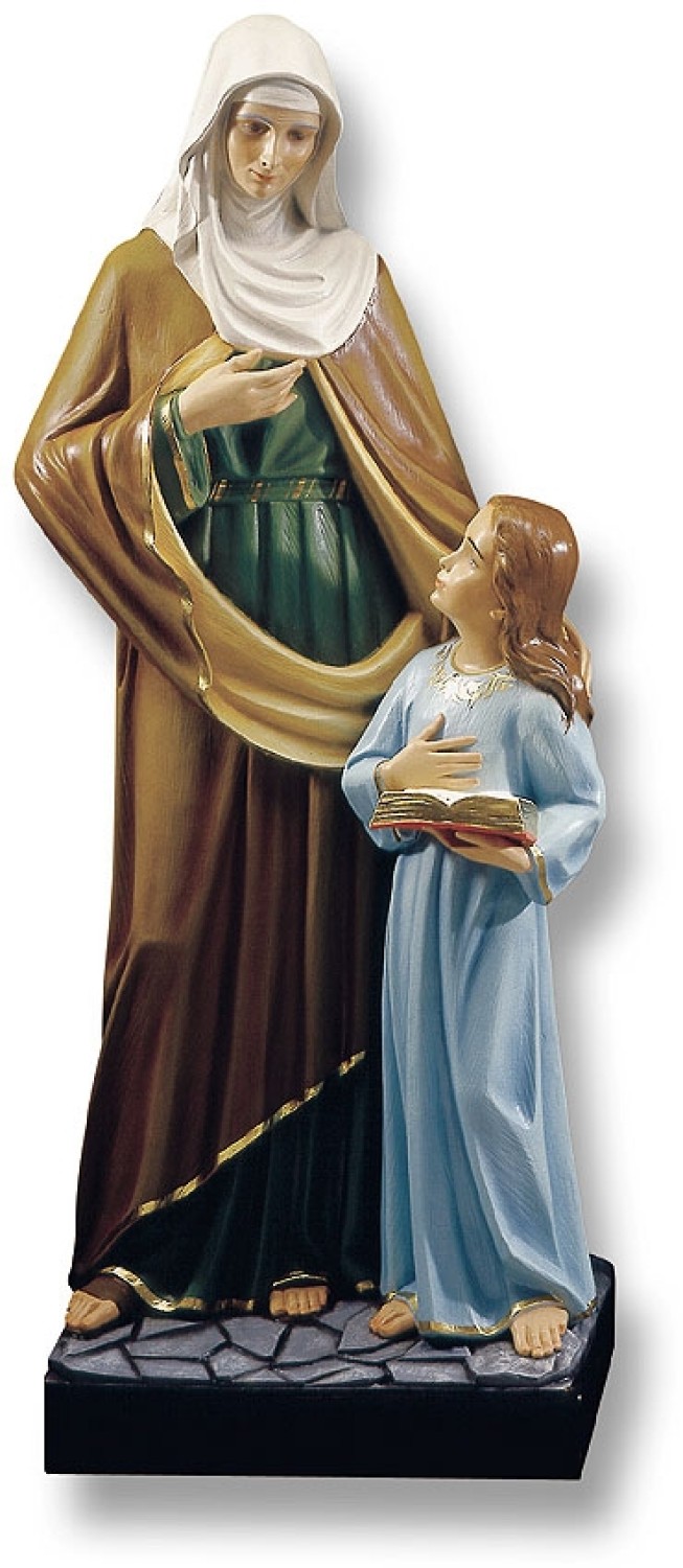 Sant'Anna con Maria bambina cm 150 - Sant'Anna con Maria Bambina e ...