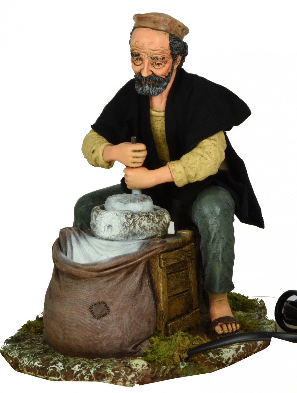 Uomo che macina il grano - statue con movimento meccanico e Laboratorio ...