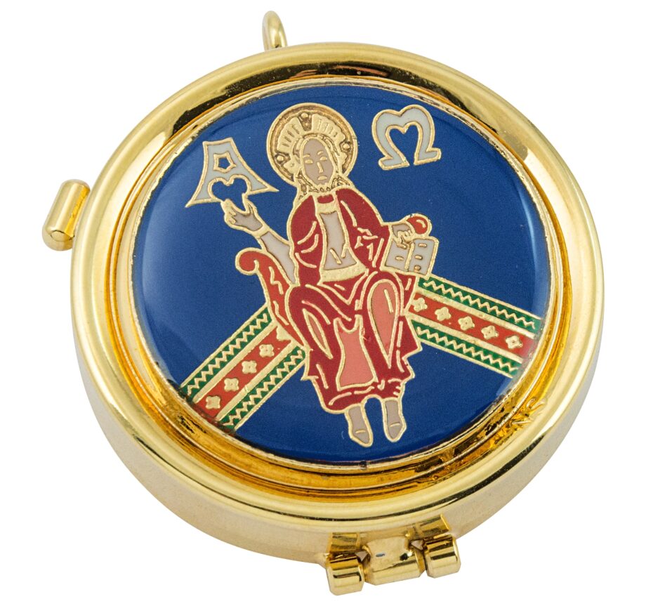 enameled pyx - Pyxes and Laboratorio Gruppo Liturgico
