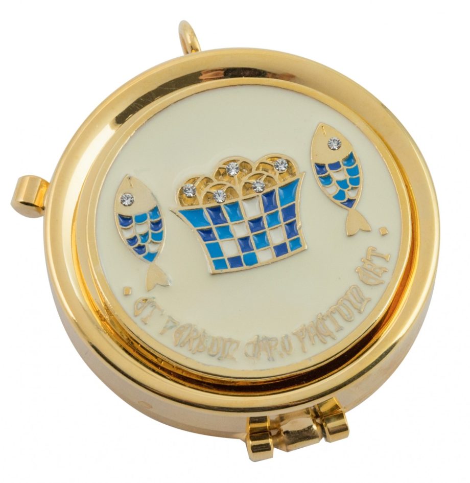 enamelled pyx - Pyxes and Laboratorio Gruppo Liturgico