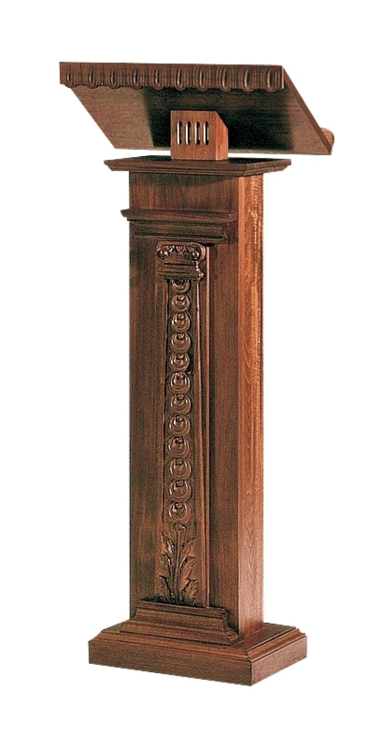 lectern - art 1316, wooden ambos and Laboratorio Gruppo Liturgico