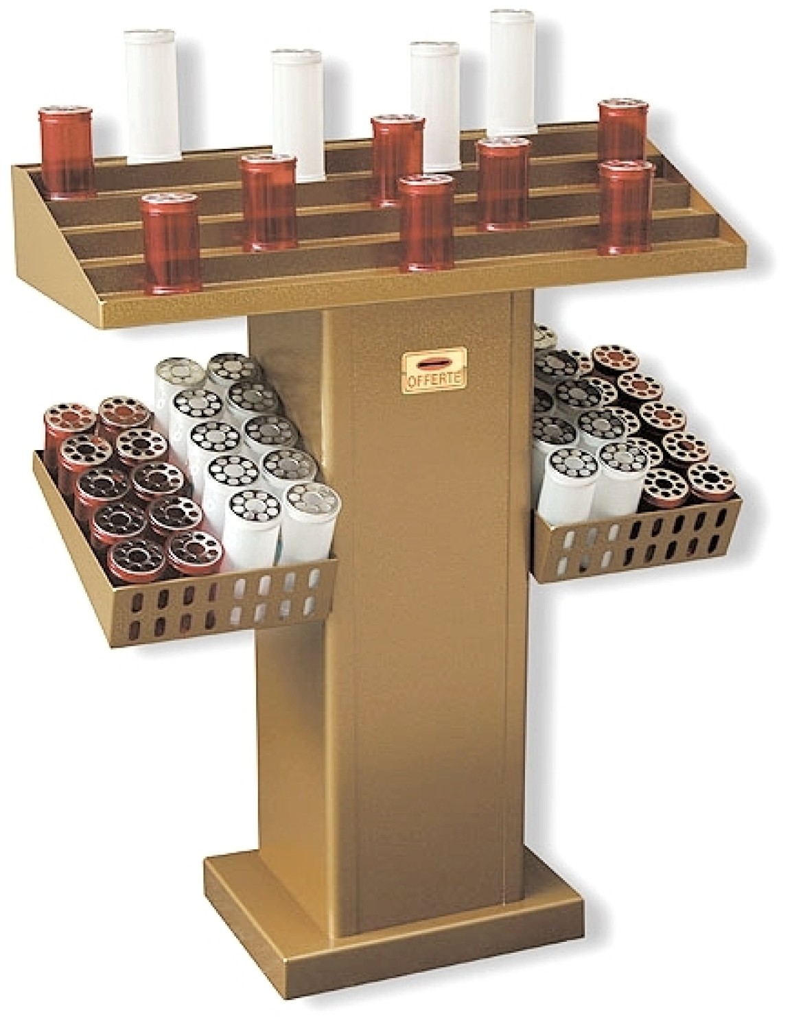 Armored votive light stands 50 lights - candle votive light stands and ...