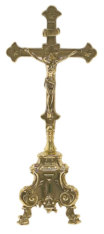 Altar cross - altar candlesticks and Laboratorio Gruppo Liturgico