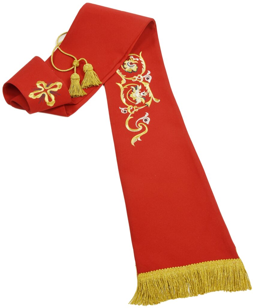 Stole - embroidered stole and Laboratorio Gruppo Liturgico