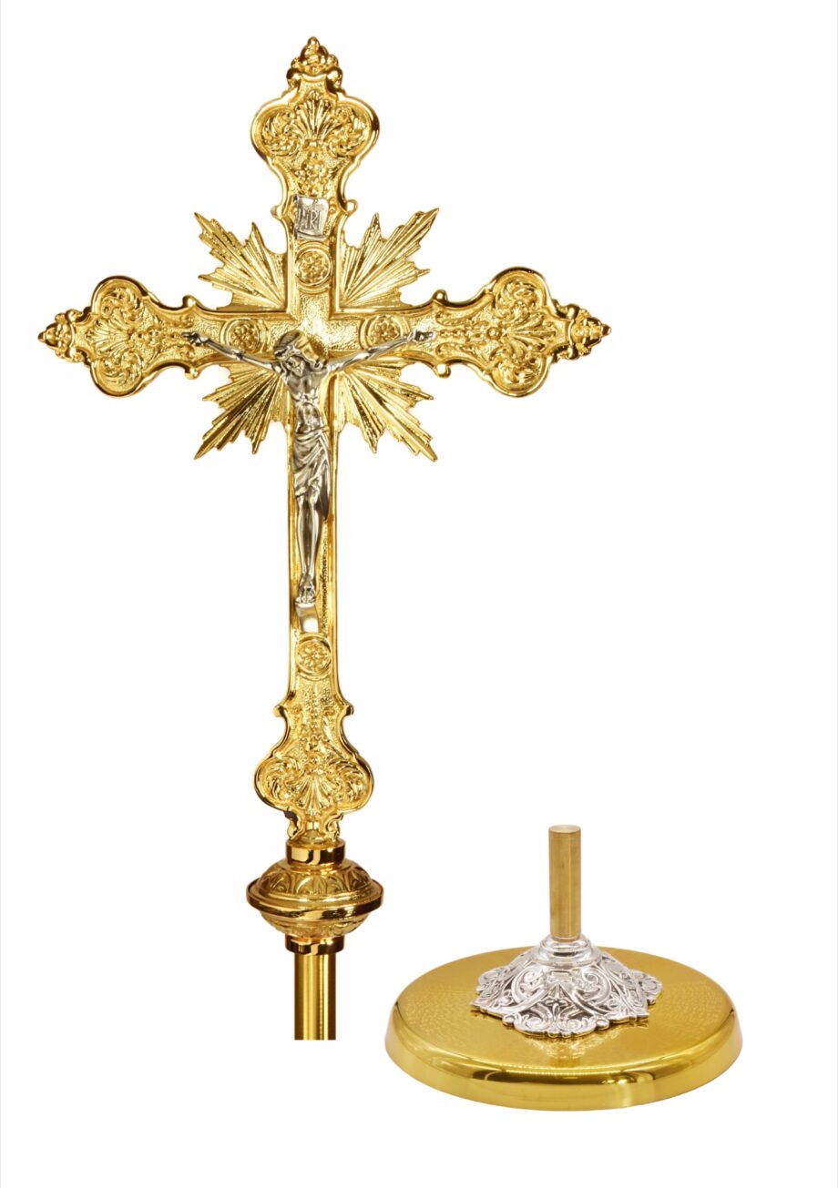 Processional cross with stand - processional crosses and Laboratorio ...