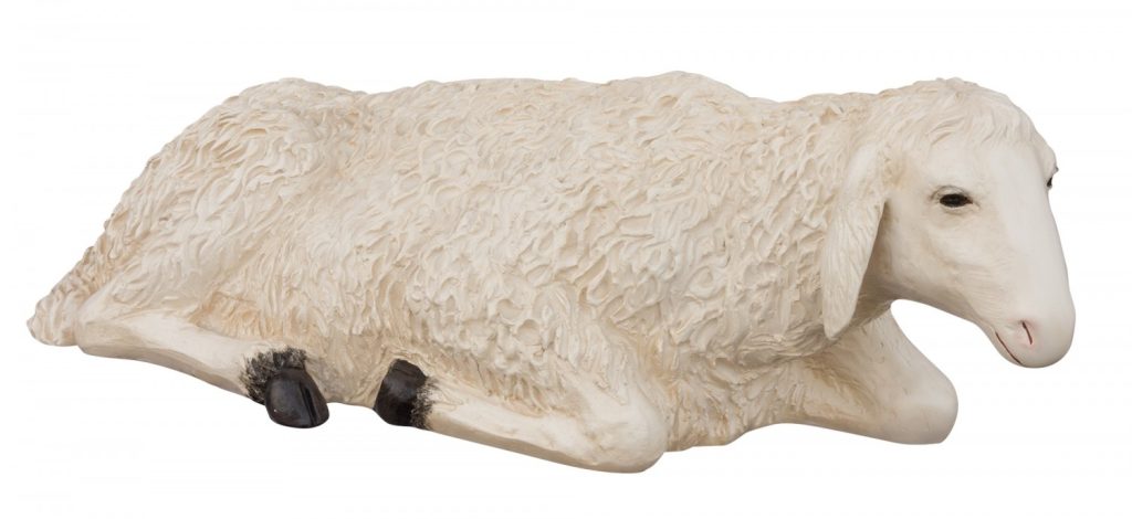 seated sheep - nativity cm 160 / 63,00" and Laboratorio Gruppo Liturgico