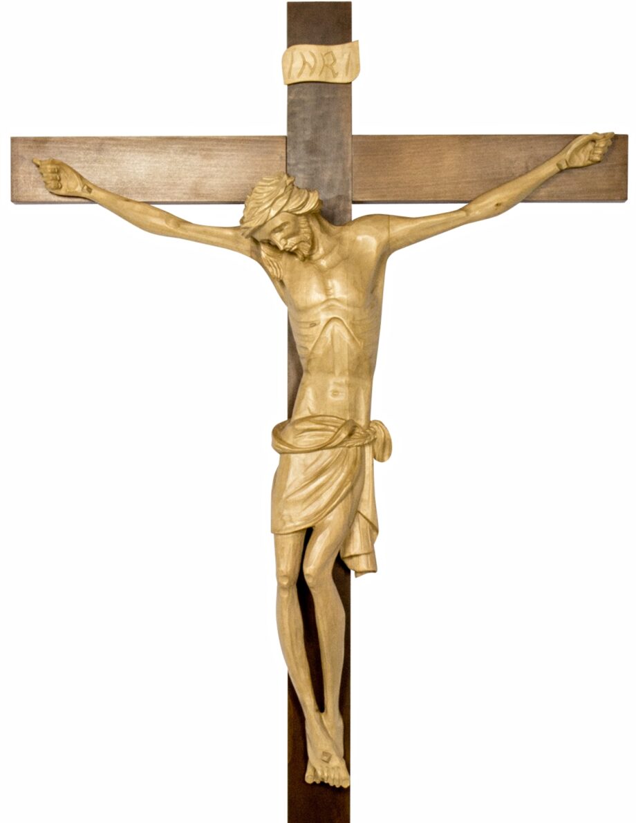 crucifix - Crucifixes -carved wooden- and Laboratorio Gruppo Liturgico