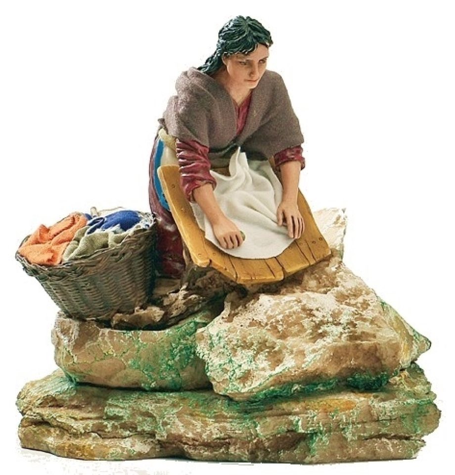 washerwoman - mechanical moving statues and Laboratorio Gruppo Liturgico