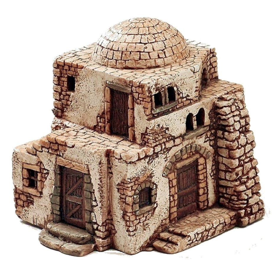 palestinian house - nativity accessories and Laboratorio Gruppo Liturgico