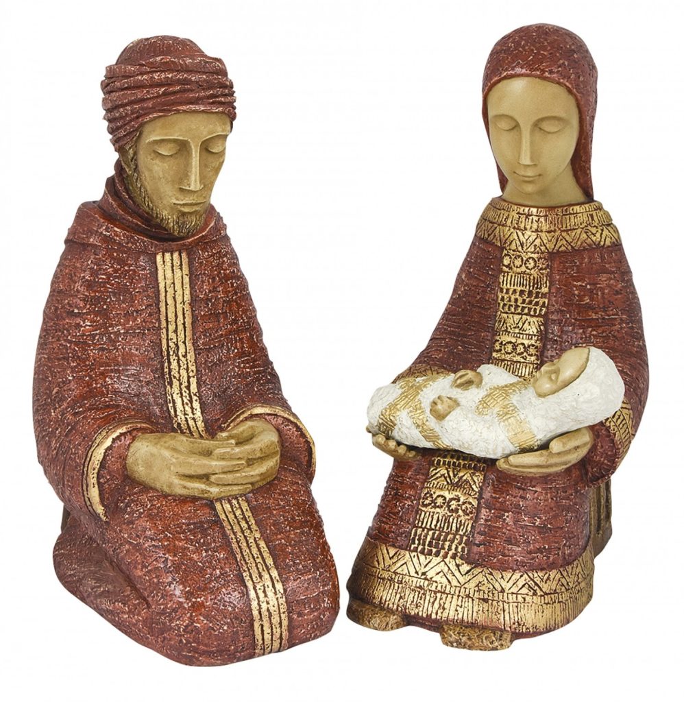 nativity set (holy Family) - granite composition and Laboratorio Gruppo ...