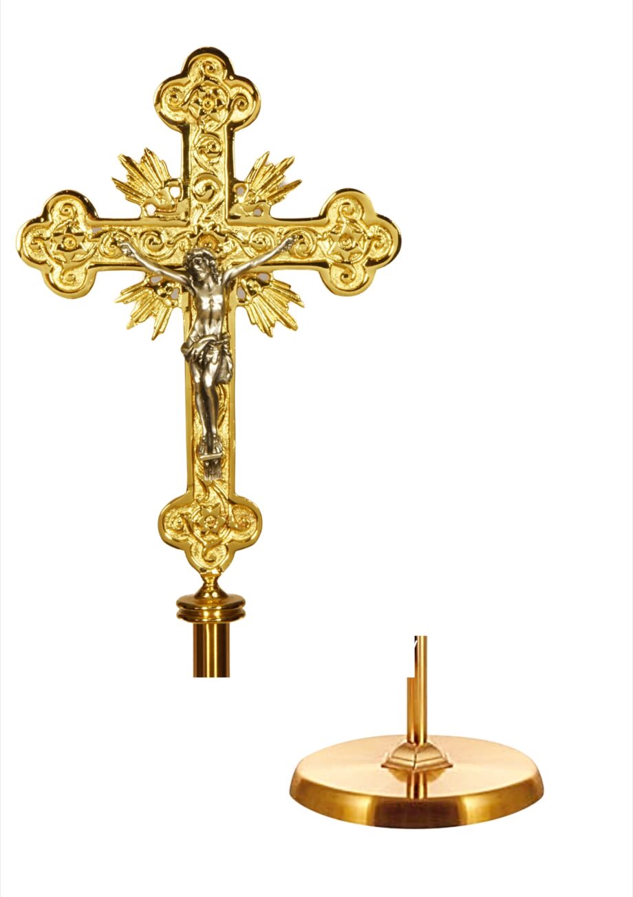 Processional cross with stand - processional crosses and Laboratorio ...