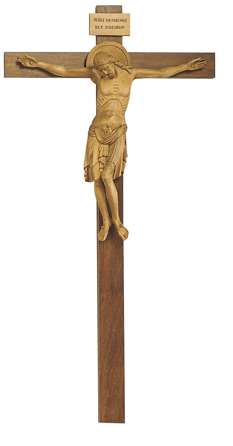 crucifix - Crucifixes -carved wooden- and Laboratorio Gruppo Liturgico