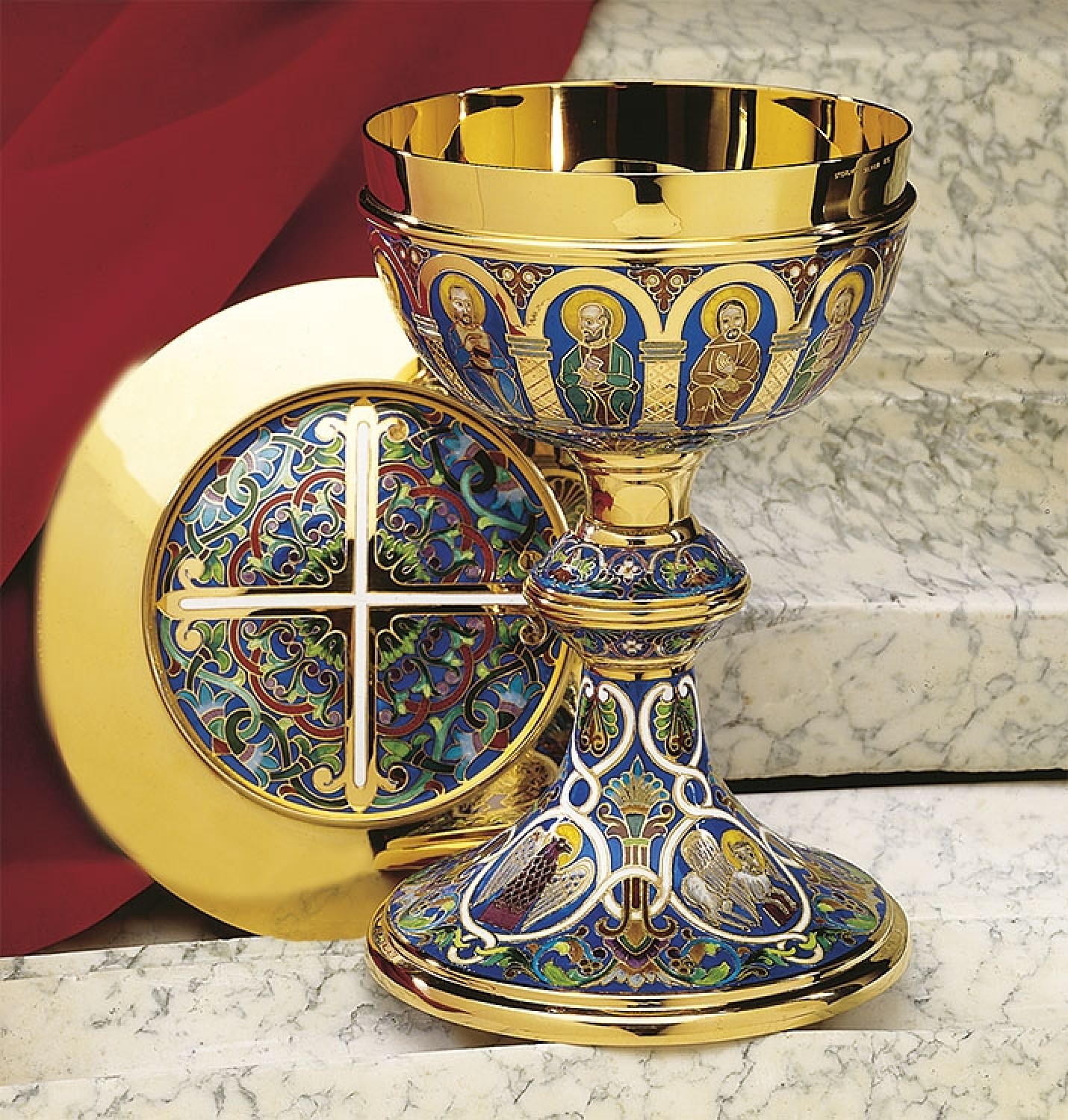Cáliz y patena - colección en plata de ley y Laboratorio Gruppo Liturgico