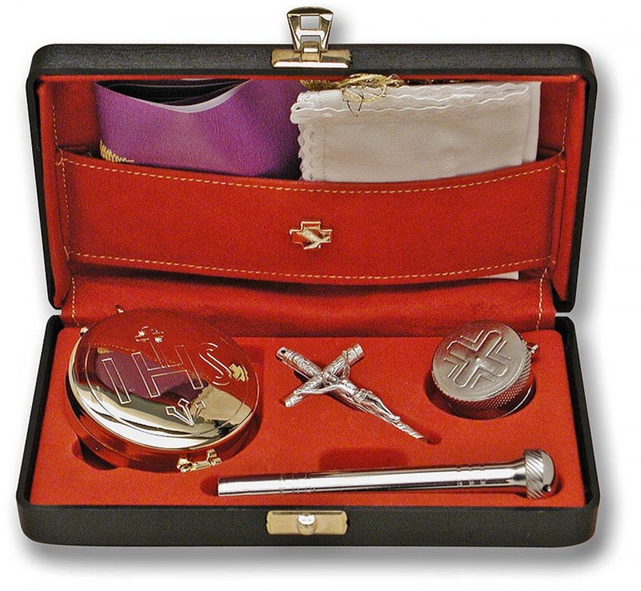 Viaticum case set - Oil stoks and Laboratorio Gruppo Liturgico