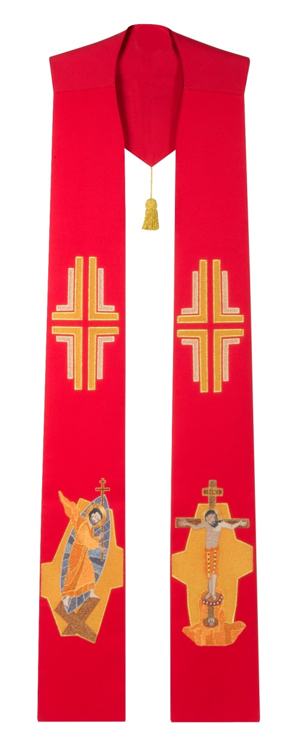 stole - embroidered stole and Laboratorio Gruppo Liturgico