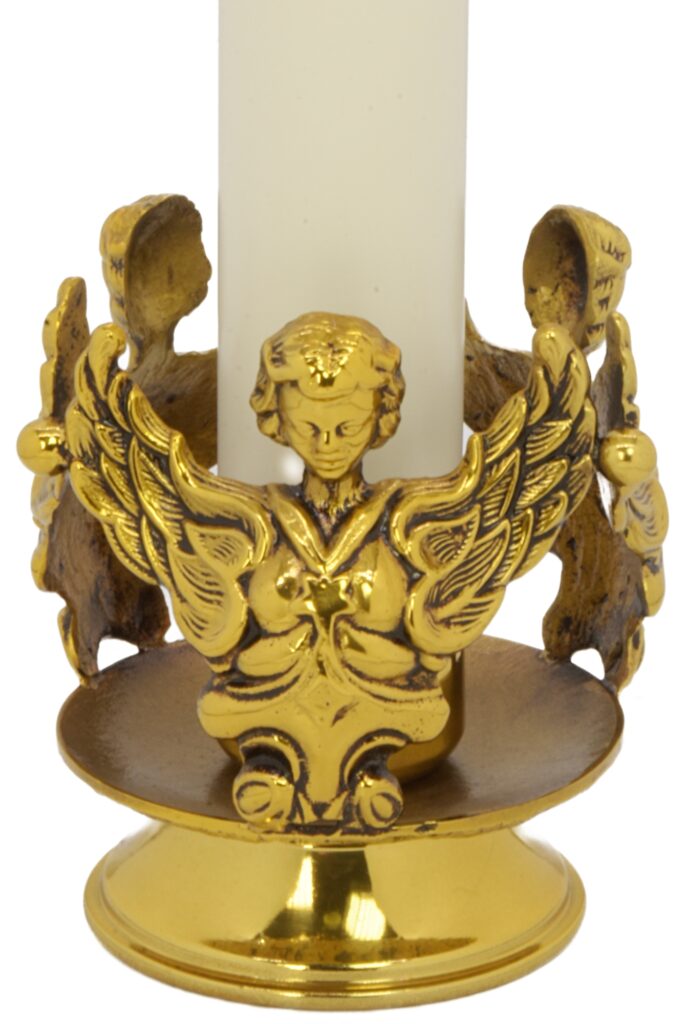 wooden candlestick - altar candlesticks and Laboratorio Gruppo Liturgico