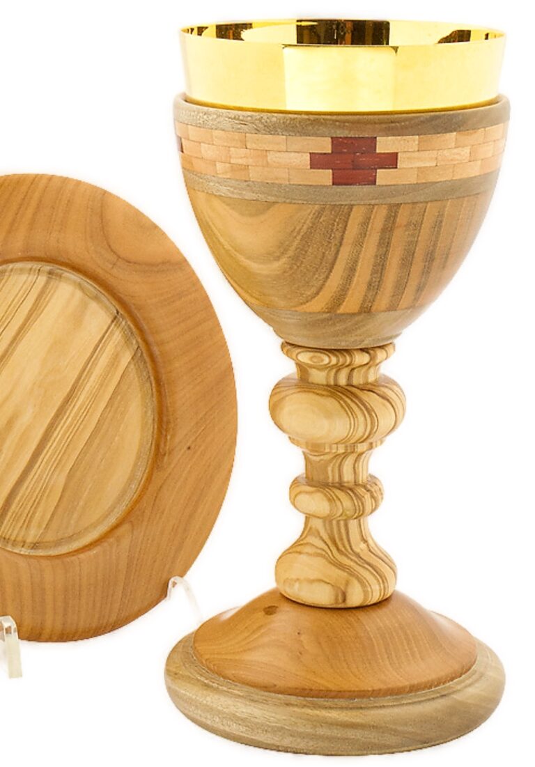 cáliz con patena - colección calices, colección madera de olivo y ...