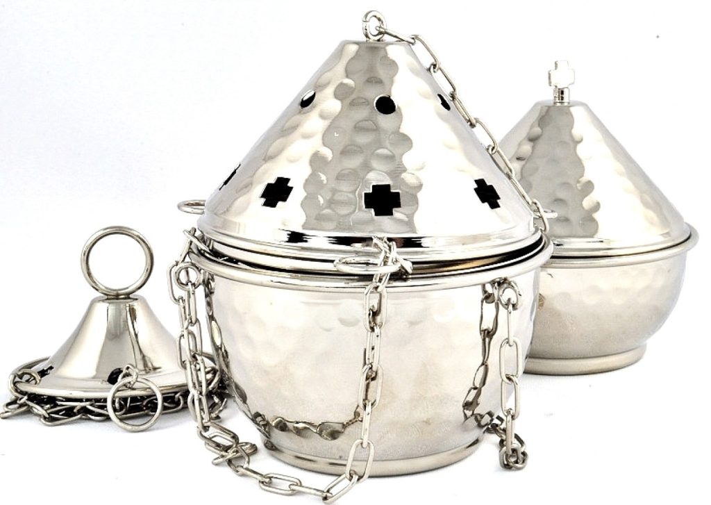censer with boat - censers-holy water pots and Laboratorio Gruppo Liturgico