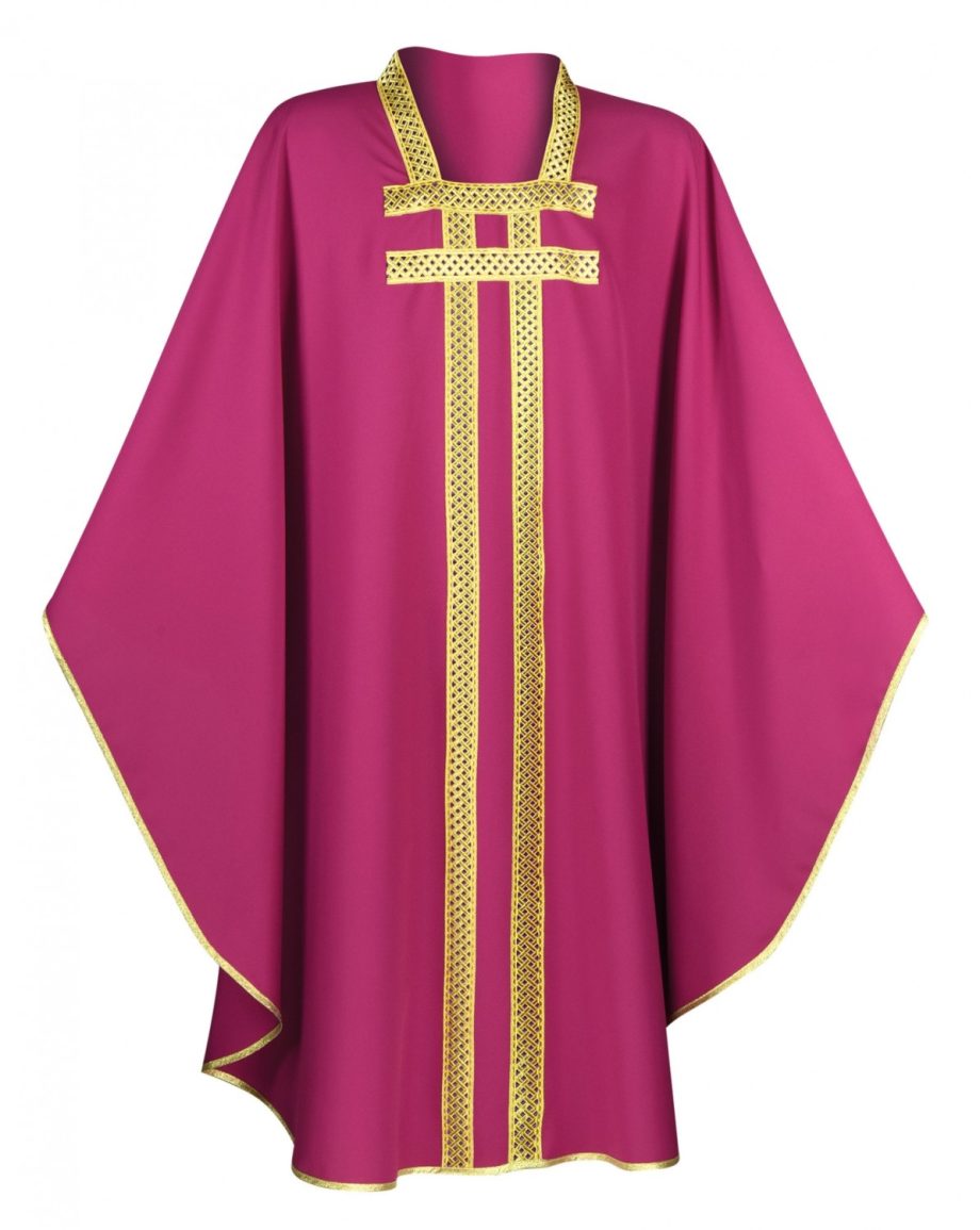 Advent chasuble - Advent - Gaudete, with orphrey and Laboratorio Gruppo ...