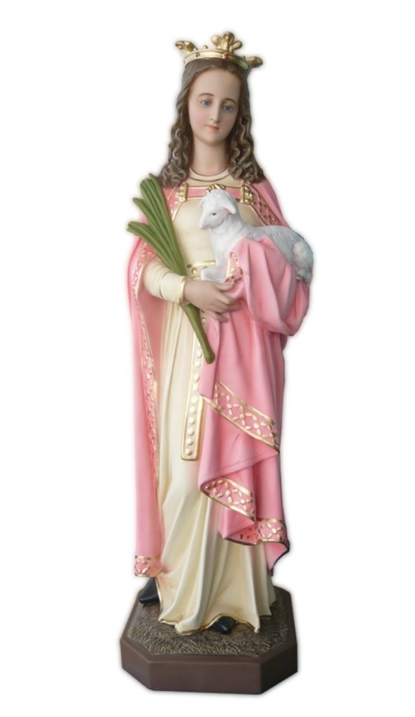 Santa Agnès cm 60 - Sainte Agnès y Laboratorio Gruppo Liturgico