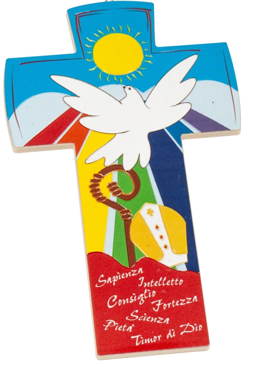 Croce colorata Cresima - and Laboratorio Gruppo Liturgico