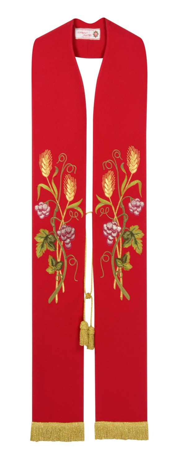 stole - embroidered stole and Laboratorio Gruppo Liturgico