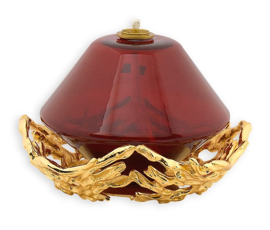 Bohemia crystal lamp - Oil lamps and Laboratorio Gruppo Liturgico