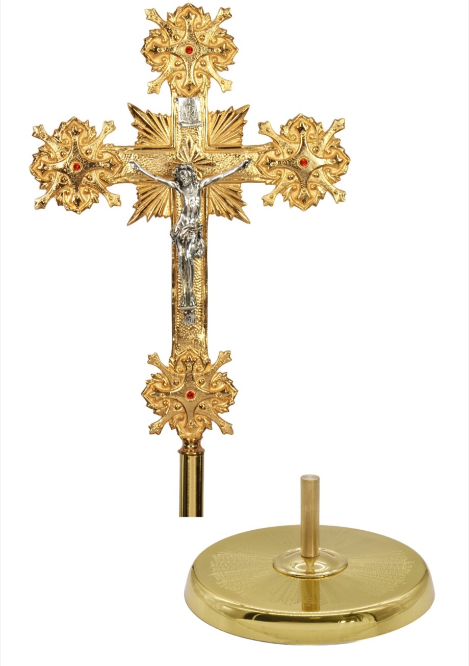 Processional cross with stand - processional crosses and Laboratorio ...