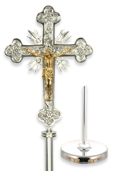 Processional cross with stand - processional crosses and Laboratorio ...