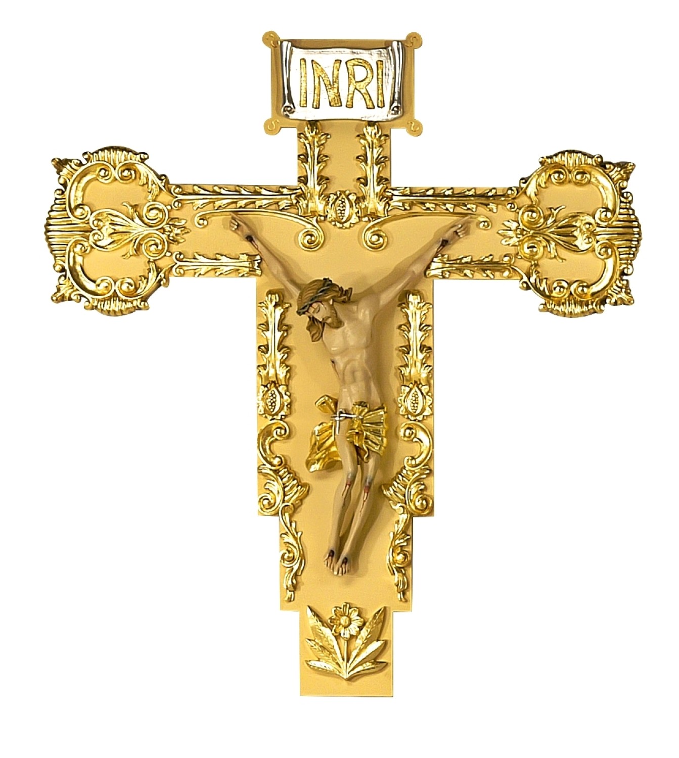 Crucifix - Crucifixes -carved wooden- and Laboratorio Gruppo Liturgico