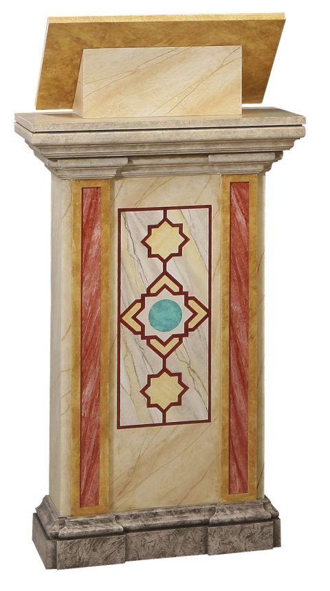 Altare legno IHS - art 2639 - Altare IHS e Laboratorio Gruppo Liturgico