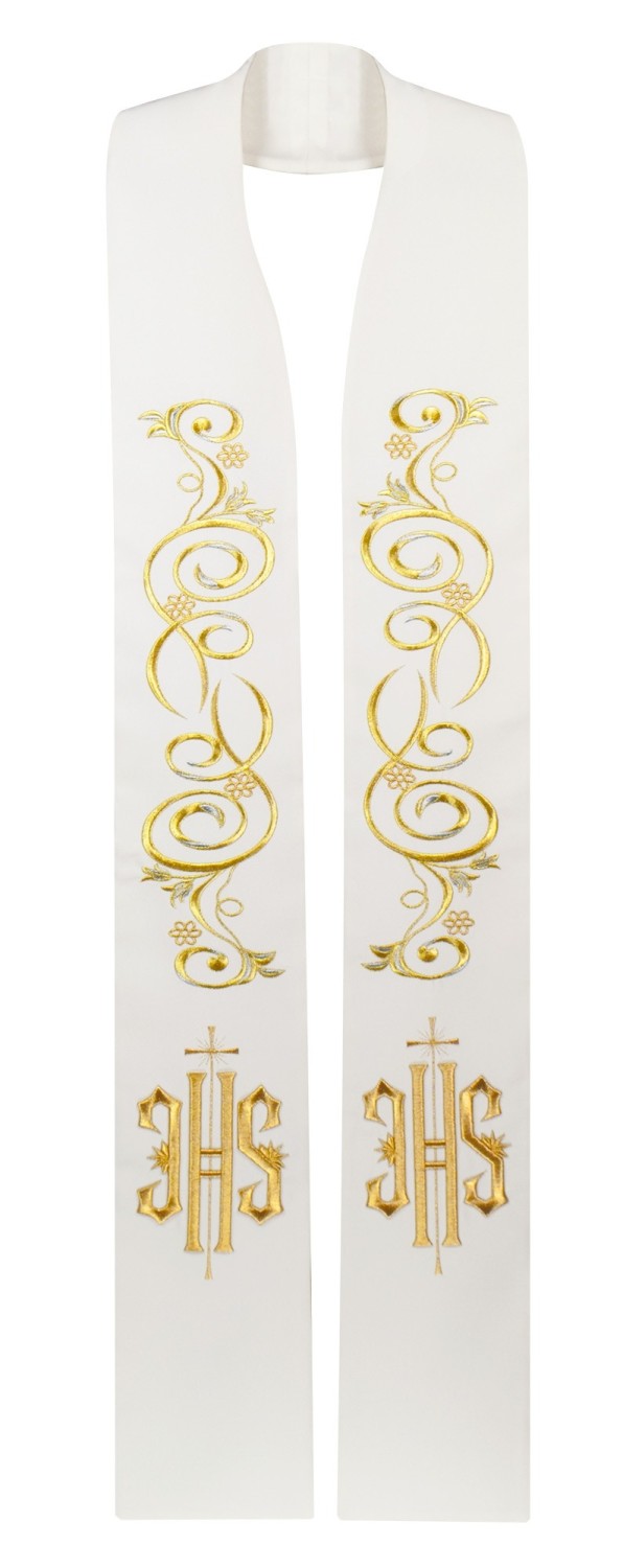 Stole - embroidered stole and Laboratorio Gruppo Liturgico