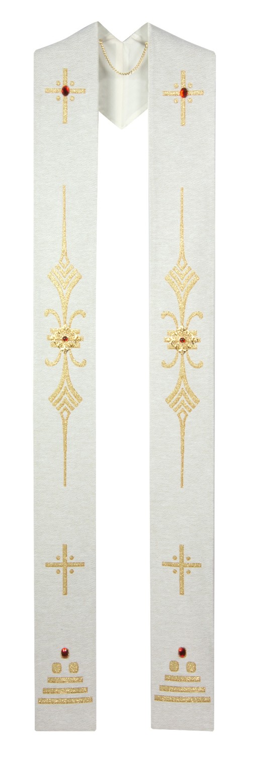 Stole - embroidered stole and Laboratorio Gruppo Liturgico