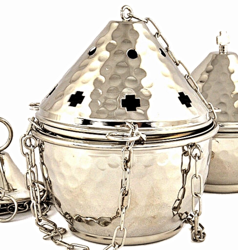 censer with boat - censers-holy water pots and Laboratorio Gruppo Liturgico