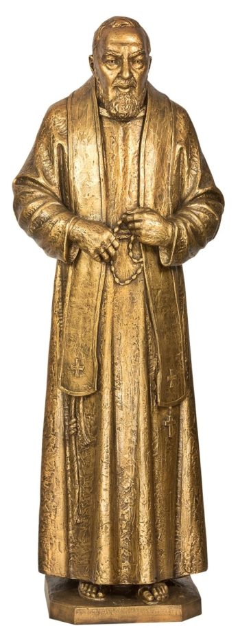 St.Pious - St.Pious bronzed versions and Laboratorio Gruppo Liturgico