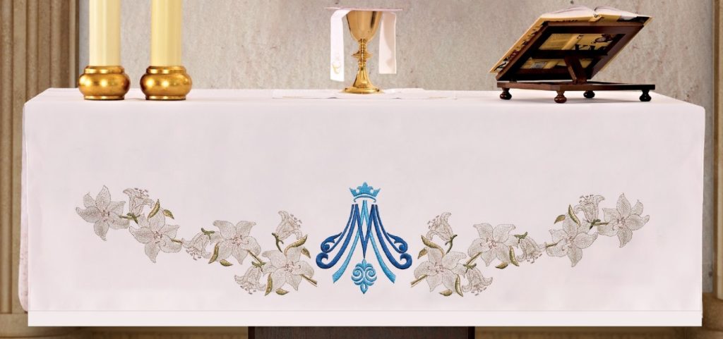Altar tablecloth - altar tablecloth and Laboratorio Gruppo Liturgico