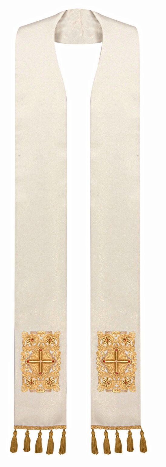 Stole - embroidered stole and Laboratorio Gruppo Liturgico
