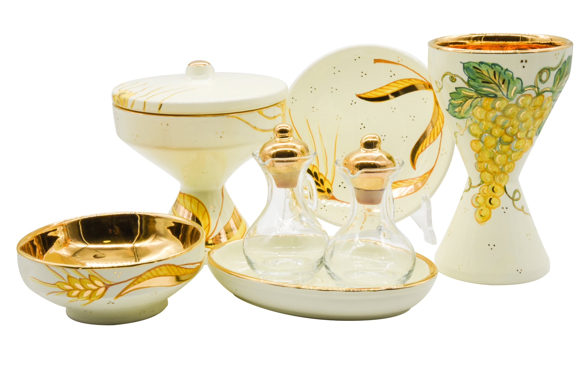 Ceramic set - ceramic communion sets and Laboratorio Gruppo Liturgico