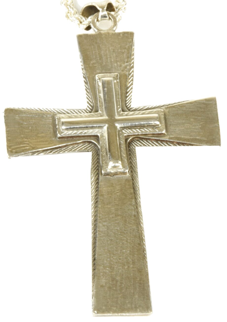 pectoral cross in solid silver - pectoral crosses and Laboratorio ...