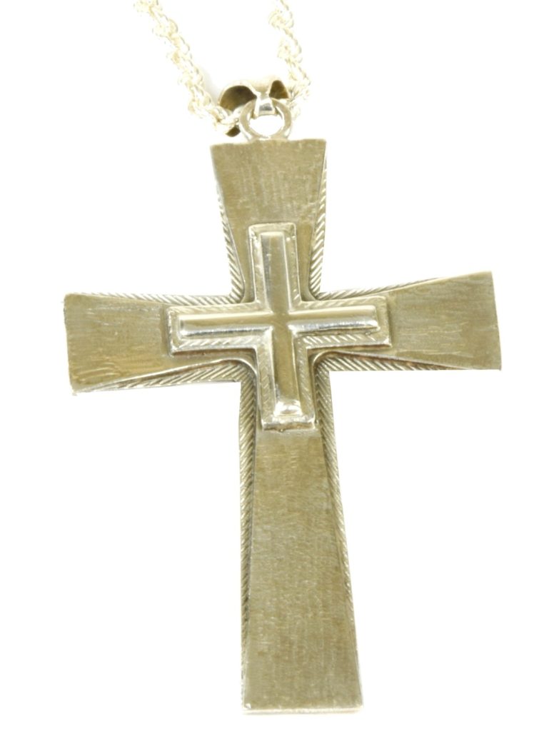 pectoral cross in solid silver - pectoral crosses and Laboratorio ...