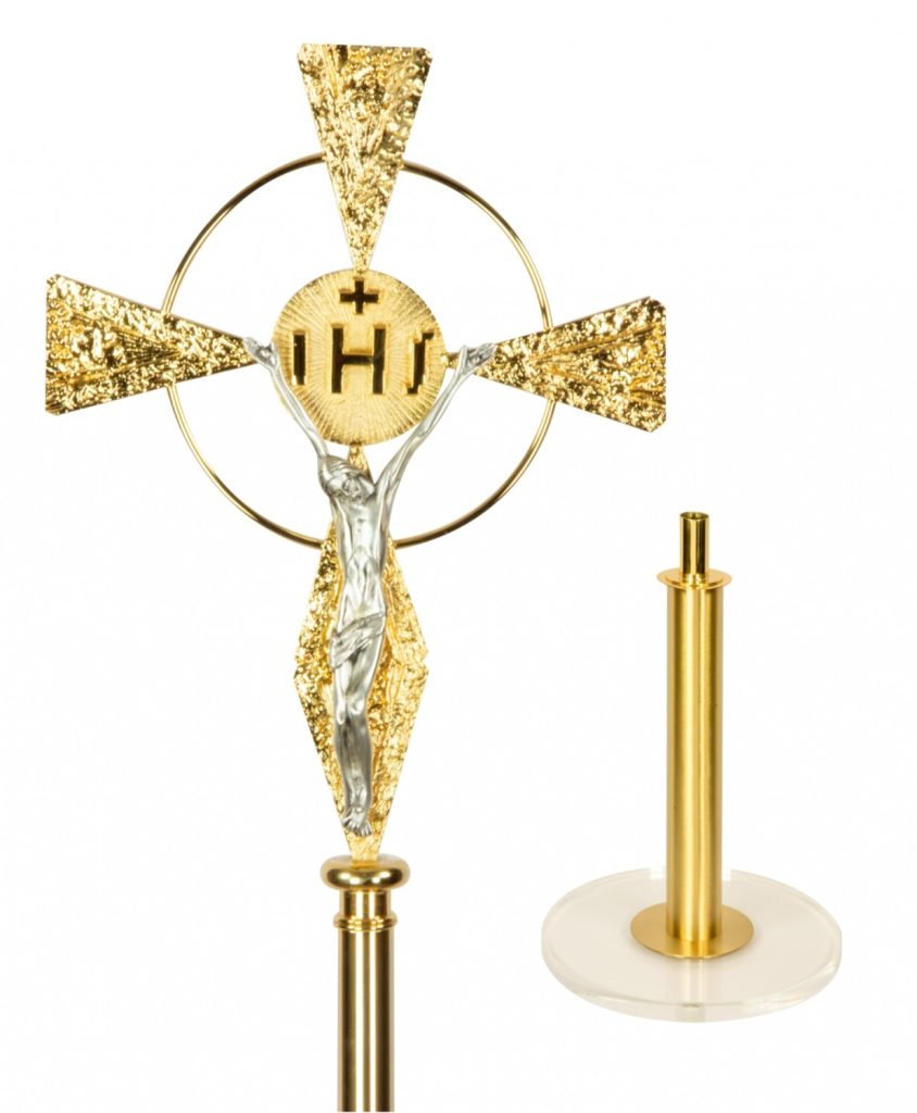Processional cross with stand - processional crosses and Laboratorio ...