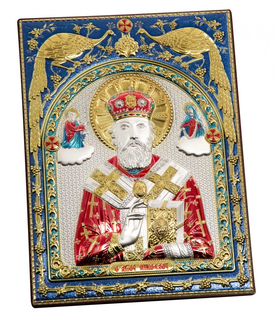 St. Nicholas byzantine icon - artistic icons and Laboratorio Gruppo ...
