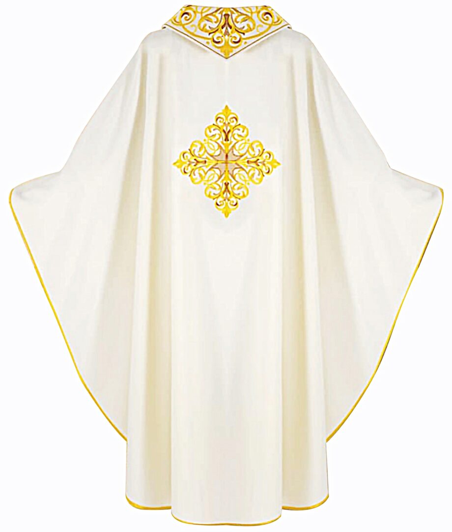 Chasuble - with fine crafting on a frame and Laboratorio Gruppo Liturgico