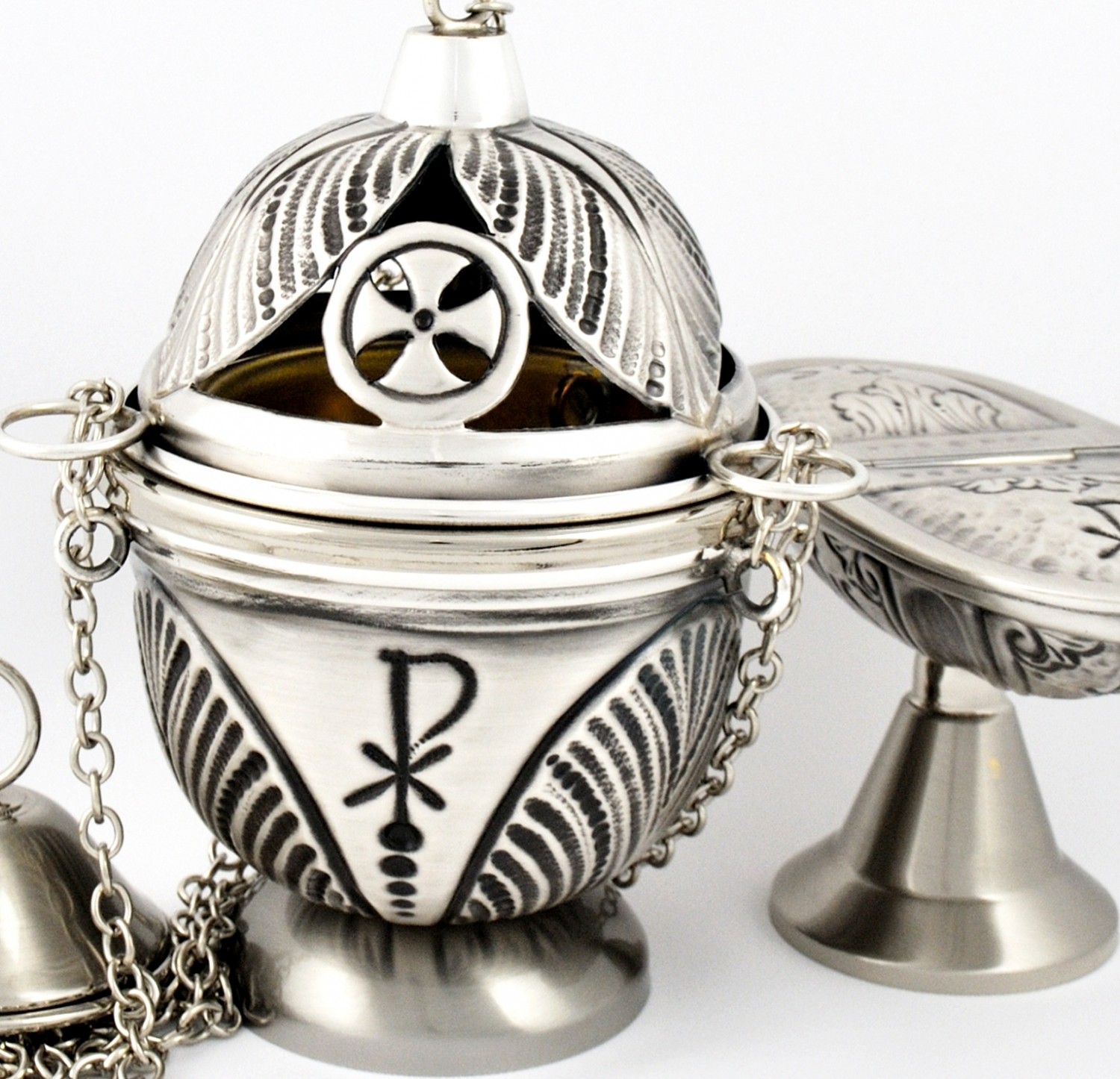 censer and boat - censers-holy water pots and Laboratorio Gruppo Liturgico