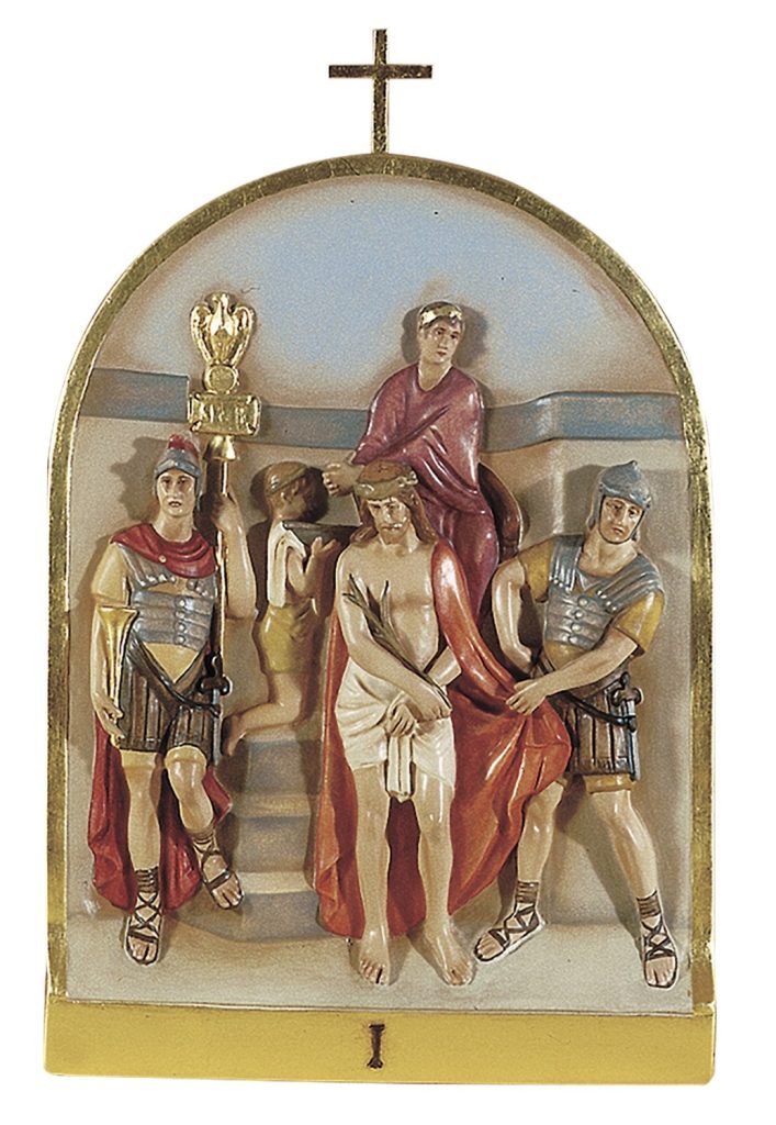 Via Crucis in ceramica - via Crucis e Laboratorio Gruppo Liturgico