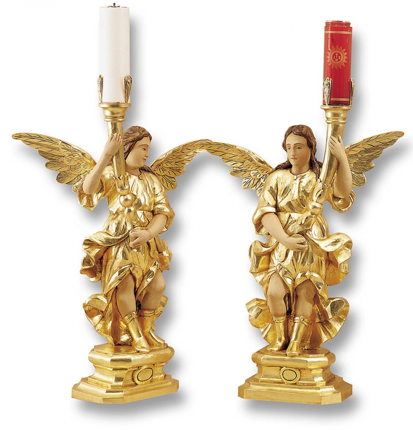 ornamental angels - angels candelabras and Laboratorio Gruppo Liturgico