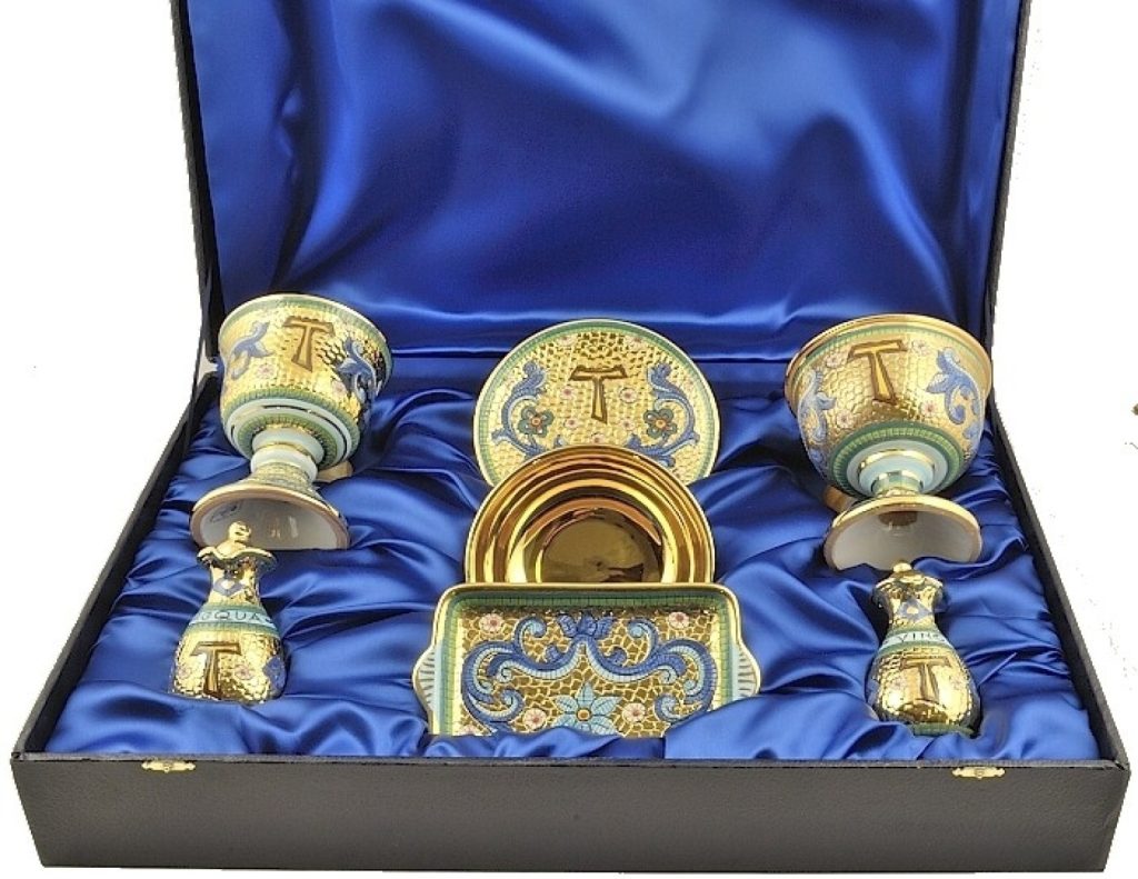complete set - ceramic communion sets and Laboratorio Gruppo Liturgico