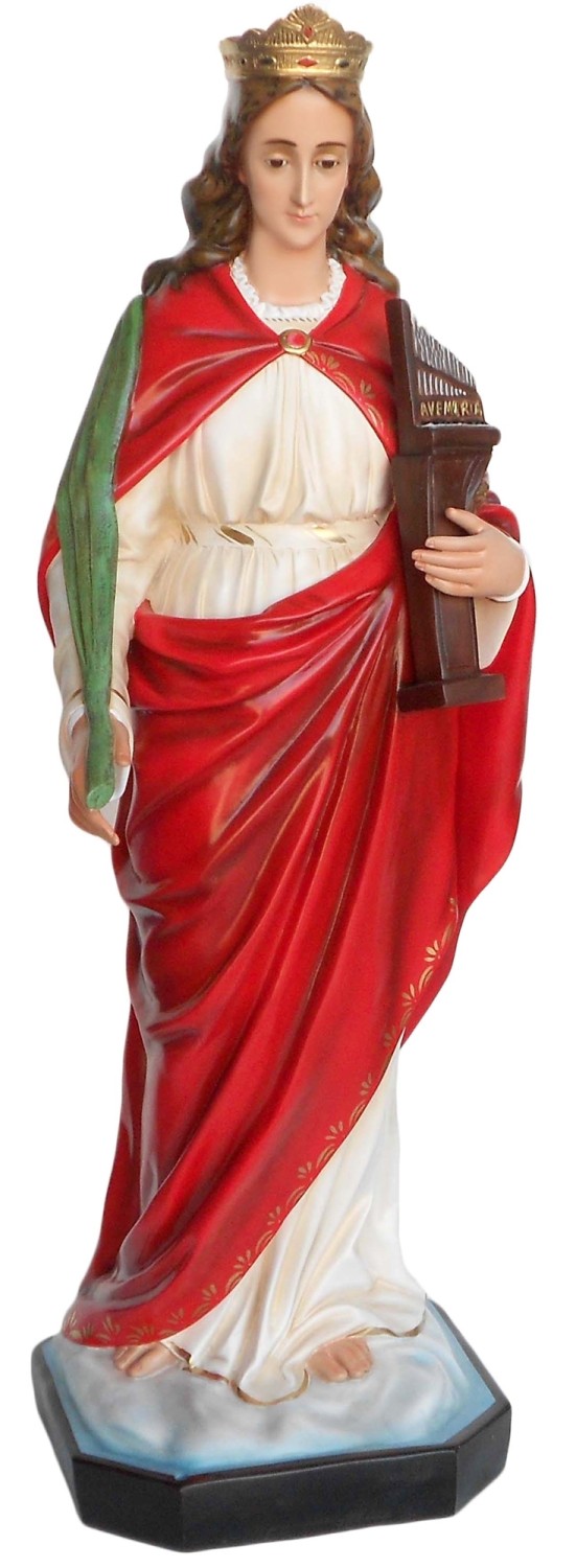 St. Cecilia cm 130 / 51,2" - St. Cecilia and Laboratorio Gruppo Liturgico