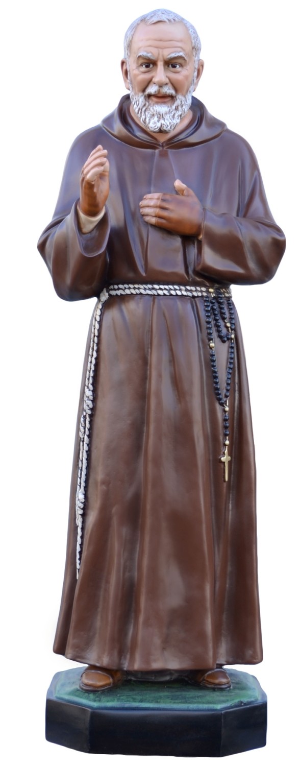 St.Pious of Pietralcina cm 130 / 51,2" - St.Pious decorated versions ...